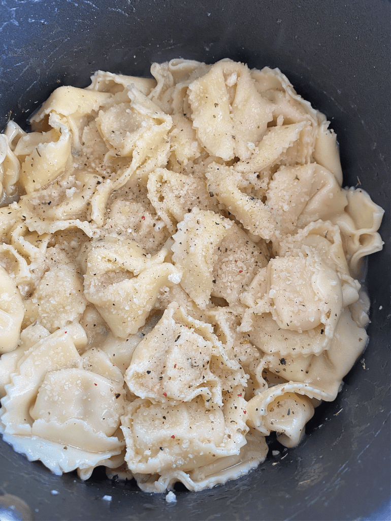 Recipe for Tortellini with Garlic Butter | Made It. Ate It. Loved It.