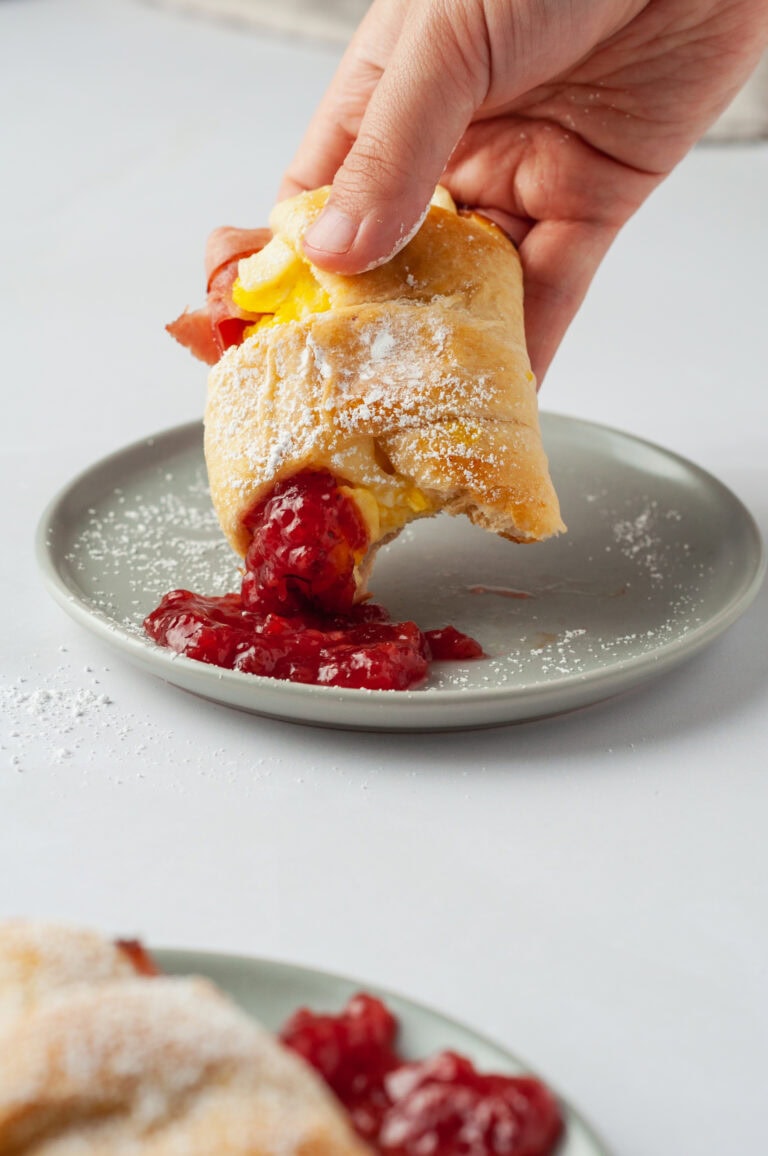 Mini Breakfast Croissant Sandwiches | Made It. Ate It. Loved It.